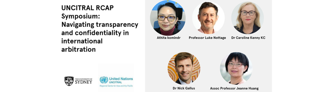 UNCITRAL RCAP Symposium: Navigating transparency and confidentiality in ...